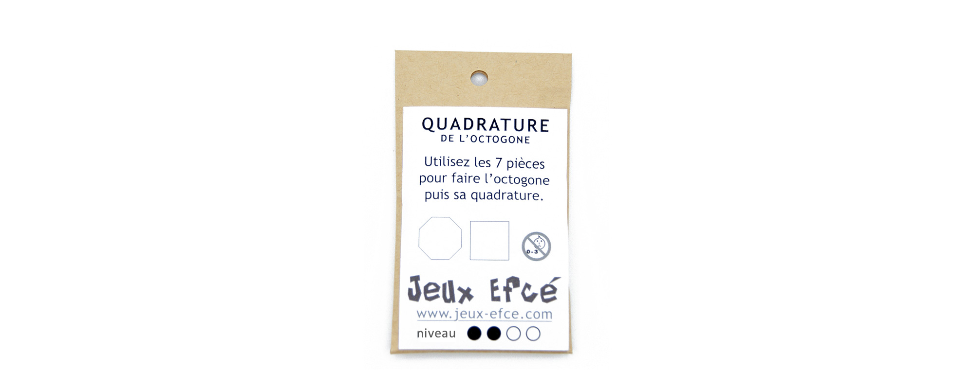 Quadrature de l'octogone minimaliste - Yannick Ludik : puzzle, casse ...